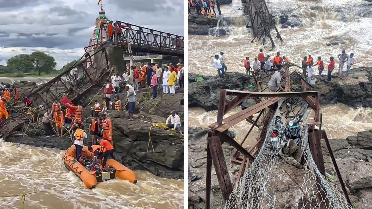 Pune Bridge Collapsed Rescue Operations End, 4 People Declared Dead, 2 ...