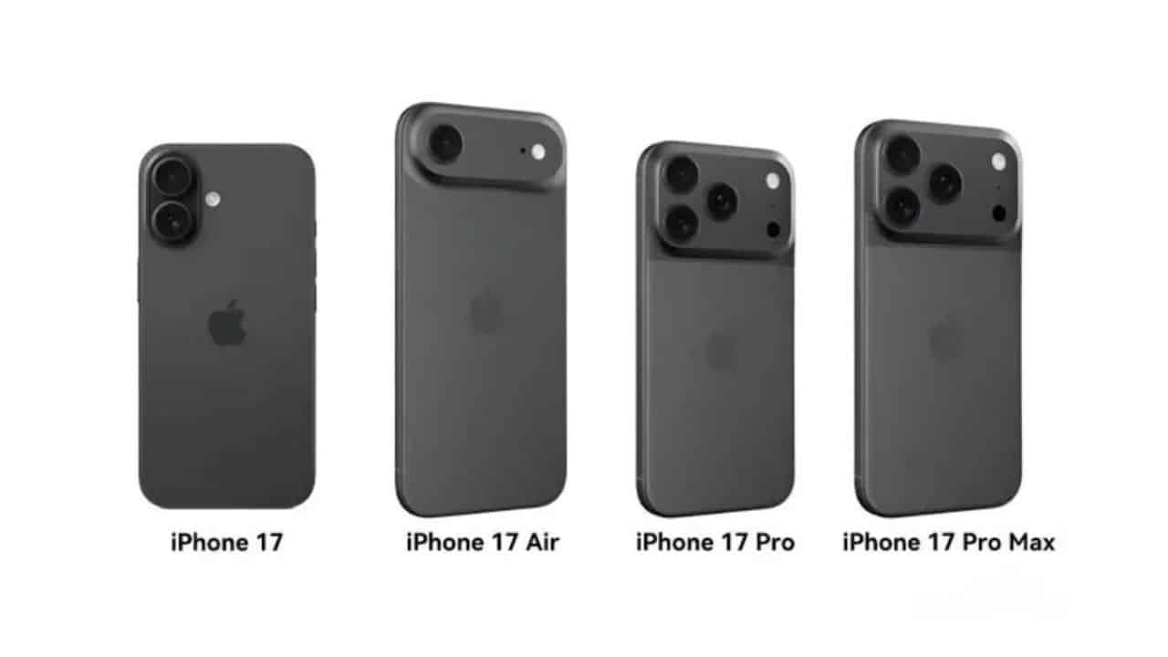 Apple iPhone 17, iPhone 17 Air, iPhone 17 Pro Max Leaked Specifications ...