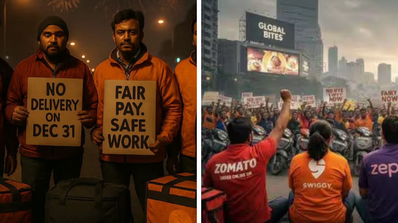 Gig Workers Strike Across India on New Year's Eve for Fair Pay and ...