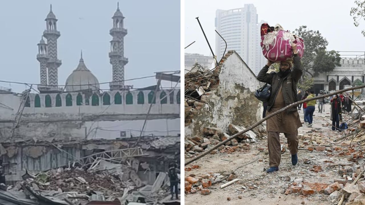 Delhi Police Clash During Court-Ordered Demolition Near Historic Mosque ...