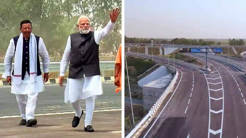 PM inaugurates 594-km-long Ganga Expressway, linking Meerut to ...